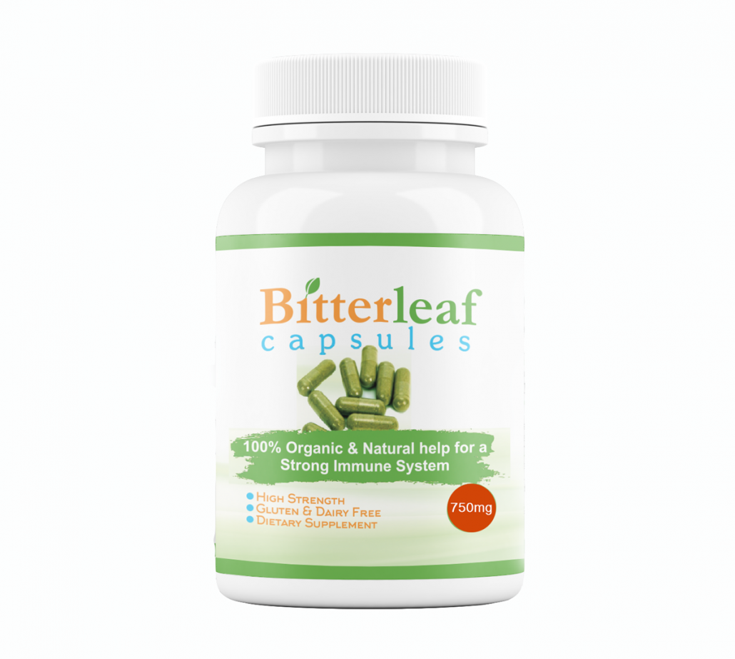 Bitter leaf capsules - High Strength 90 Capsules Max (1 Bottle ...